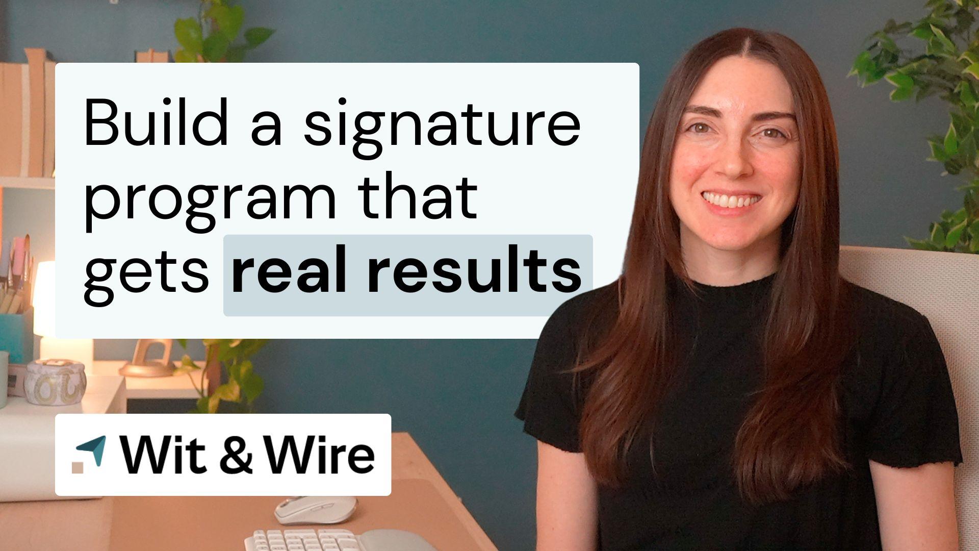 Launch & refine your signature program | Discover